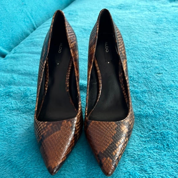 Aldo | Shoes | Aldo Faux Snake Pumps | Poshmark
